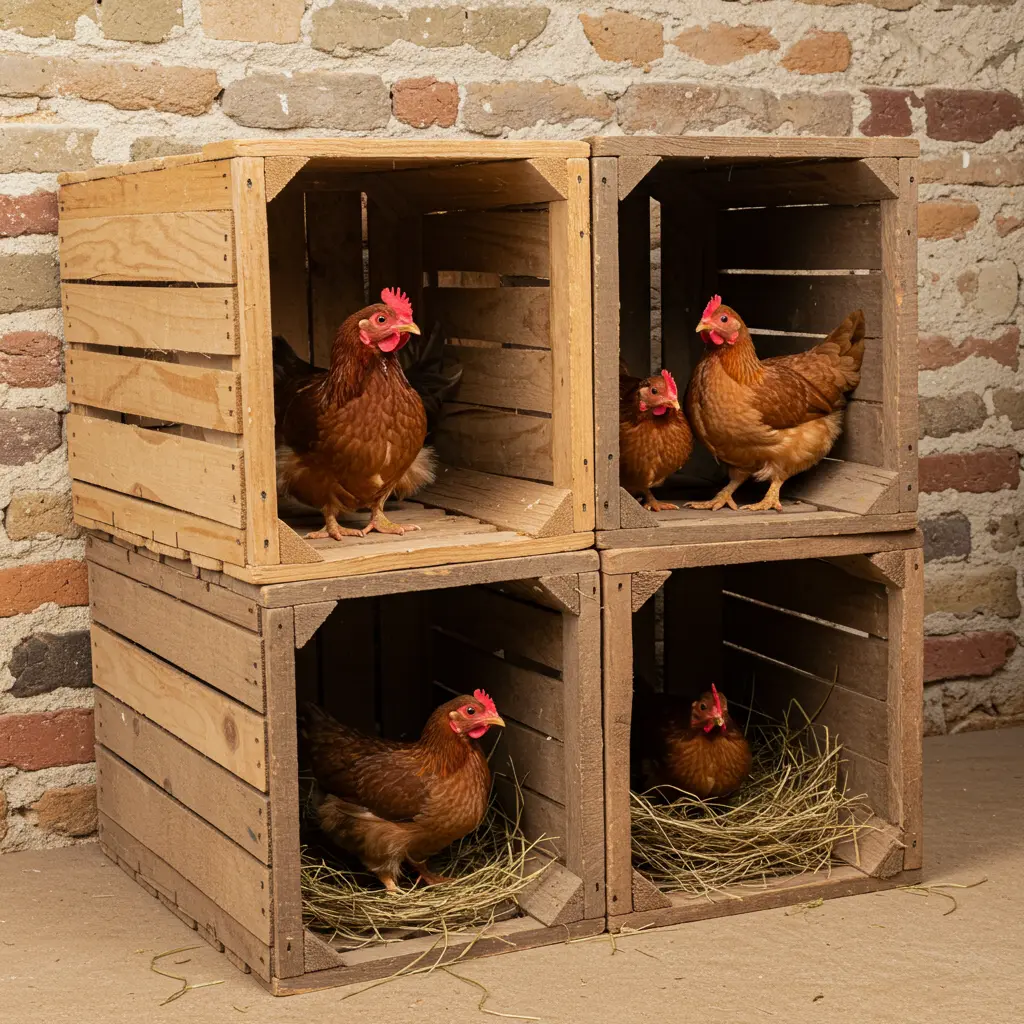 10 Space-Saving Ideas for Creating DIY Nesting Boxes for Chickens to ...